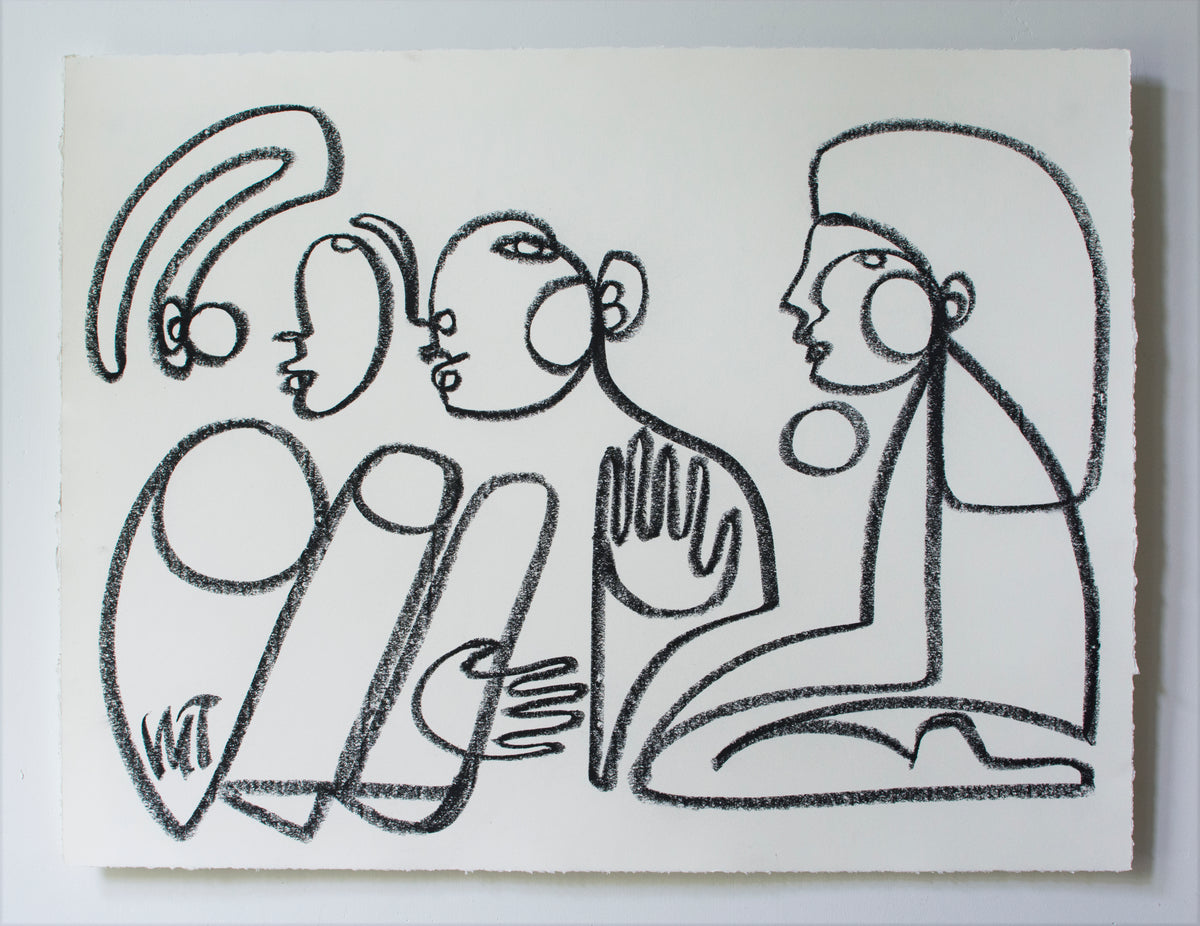 "Still Growing" Line Drawing – Miriam Tribe Art